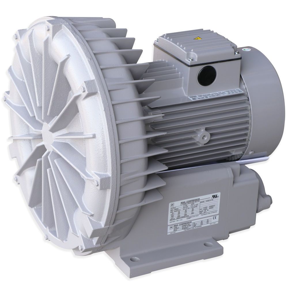 MPParts | Fuji VFZ601A-7W Regenerative Blower, 5.0 HP, 230/460V, 3-phase | VFZ601A7W