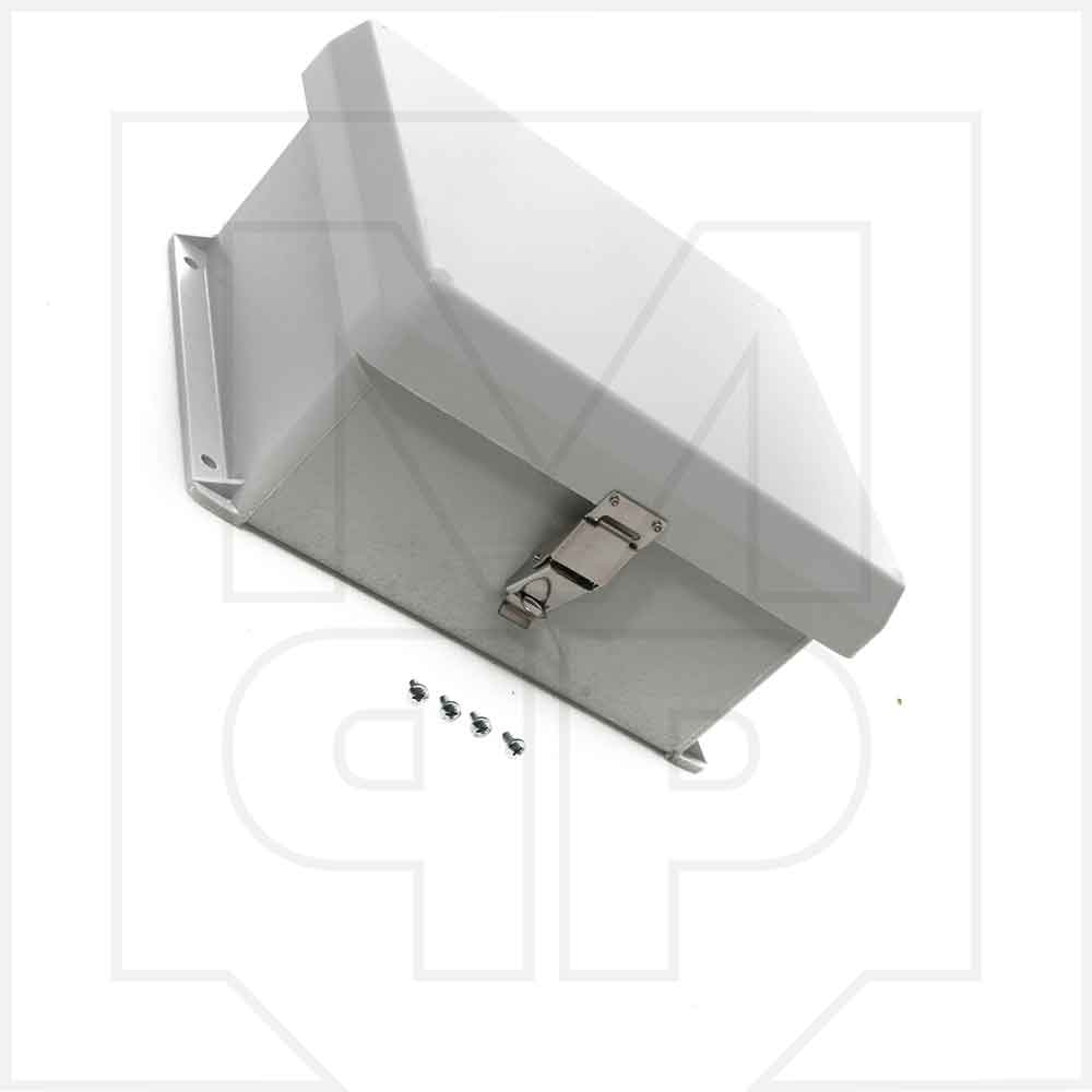 MPParts | Hoffman HJ1008HWPL1LG Flat Hinge Latch Box | HJ1008HWPL1LG