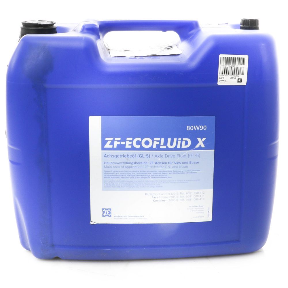 MPParts | ZF 0681.00.412 Ecofluid Gear Oil 20 Liter | 068100412