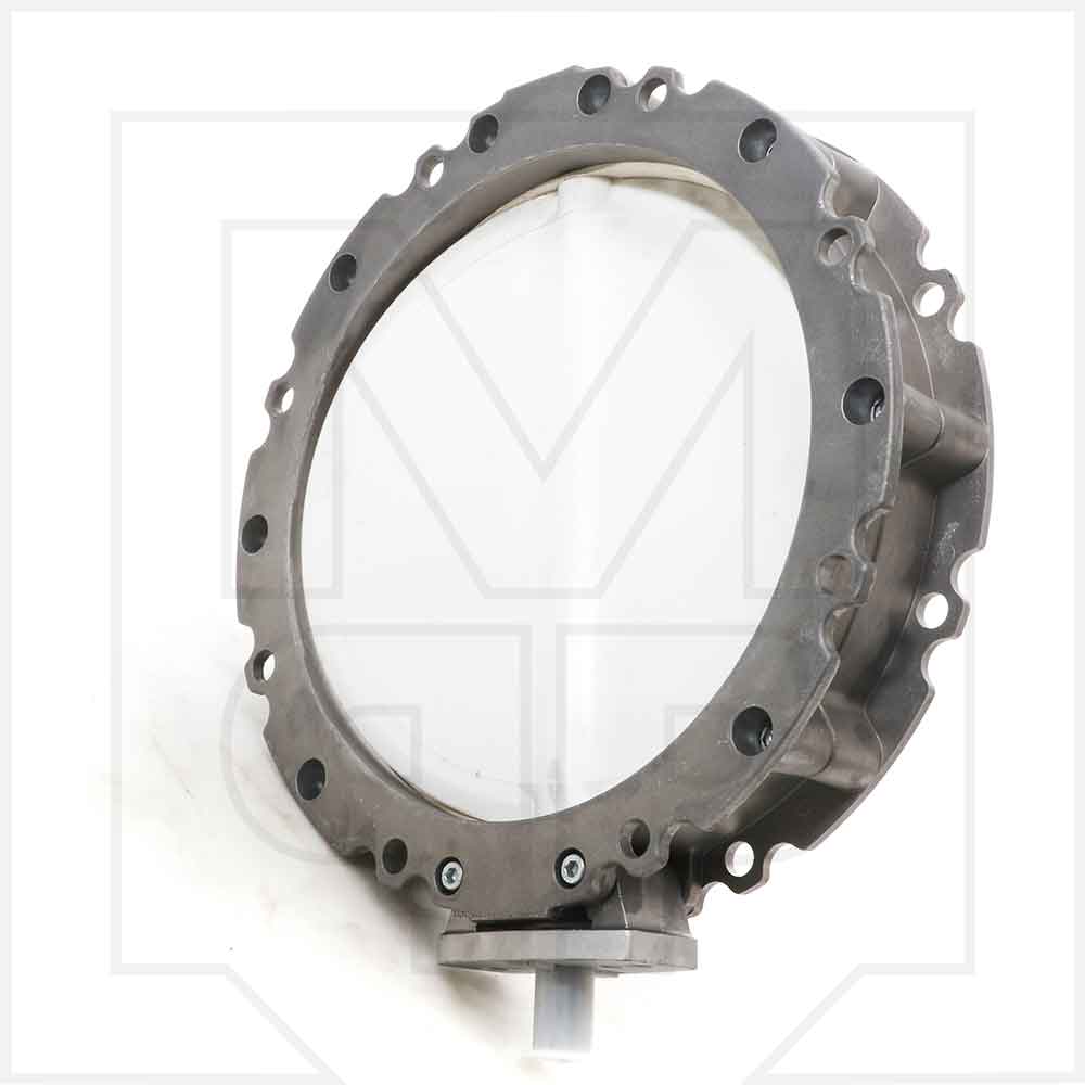 MPParts | 12 Inch Wam Double Flange Butterfly Valve w/ Polyurethane ...