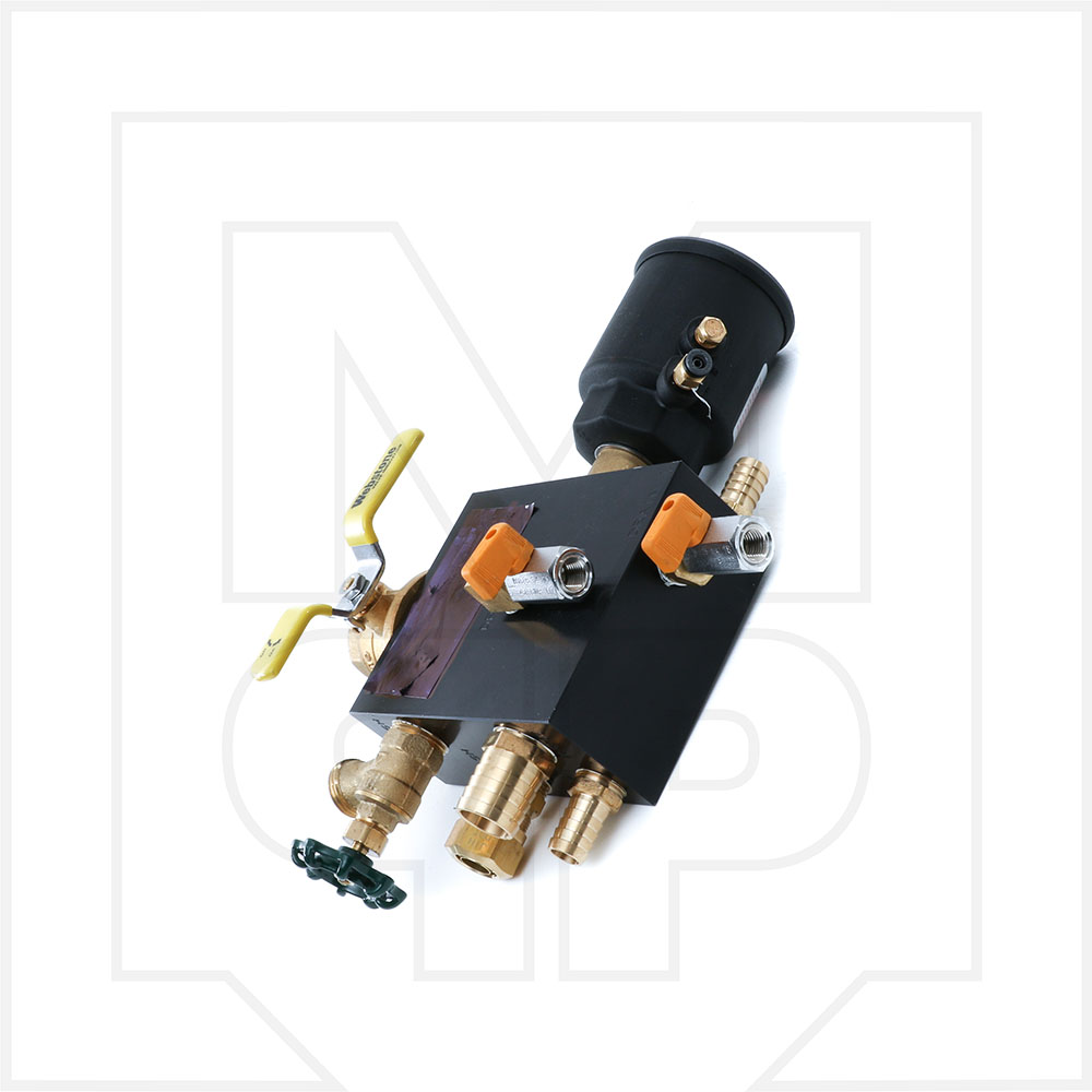 MPParts | Terex 30341 Heated Water Plumbing Block Assembly Manifold | 30341