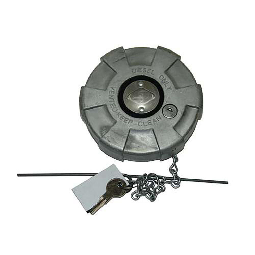 MPParts | 33294LOCKING 4" Vented Locking Aluminum Fuel Cap with Two ...