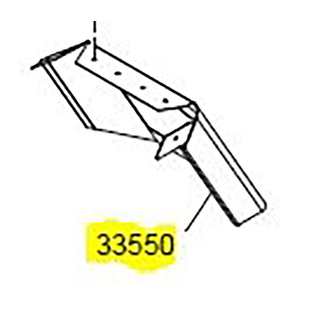 MPParts | Terex 33550 Aluminum Tandem Fender End Cap CBSD Rear 2012 | 33550