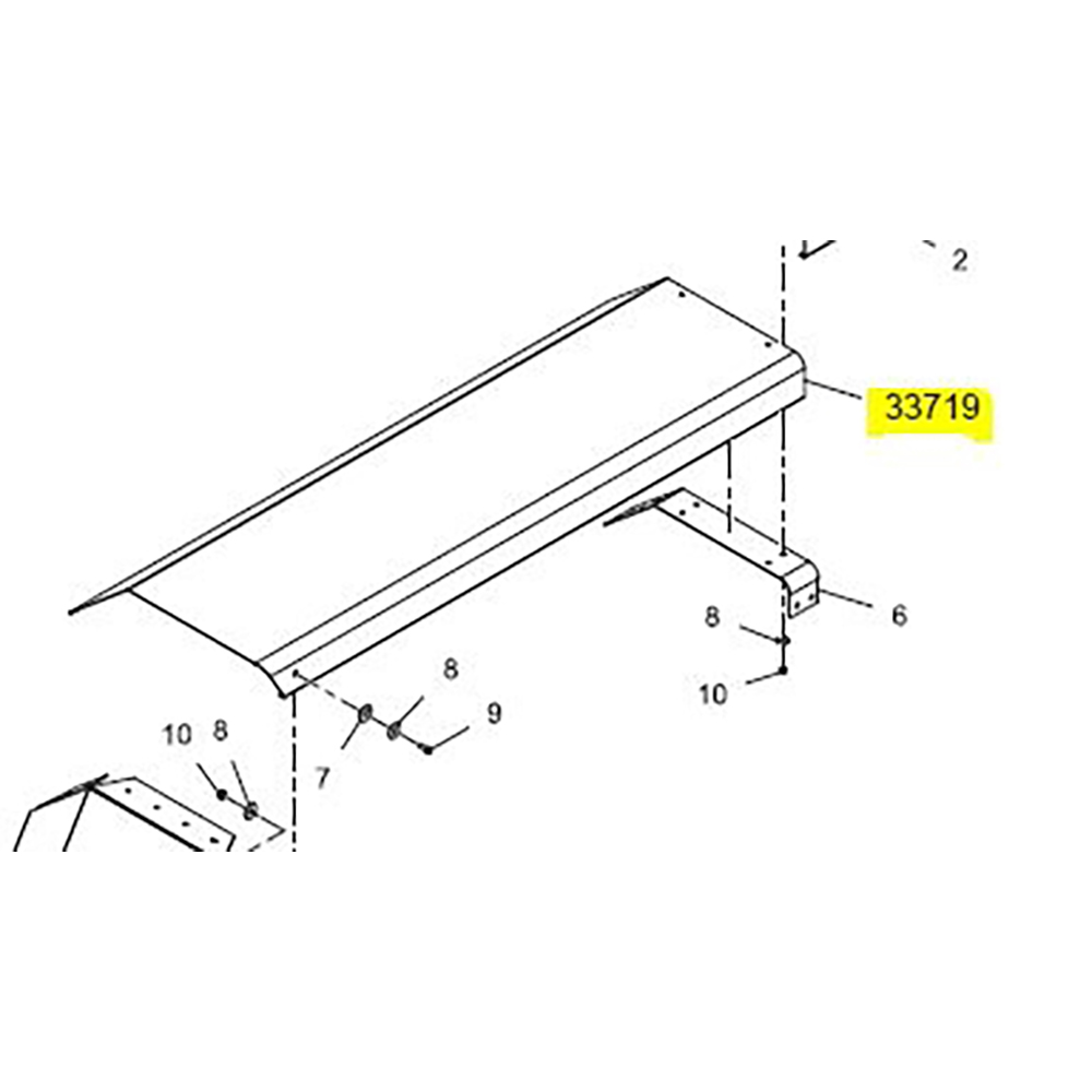 MPParts | Fender,Rear,Front Roadside,107",My13 | 33719