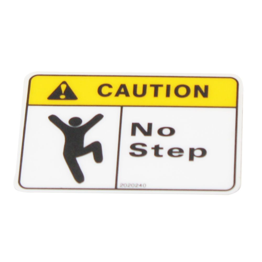 MPParts | Oshkosh 2020240 No Step Label | 2020240