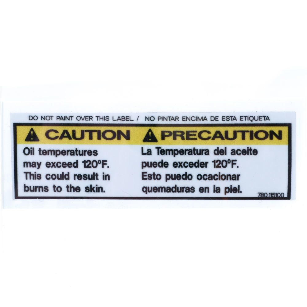 MPParts | 780115100 Oil Temperature Caution Decal Sticker Aftermarket ...
